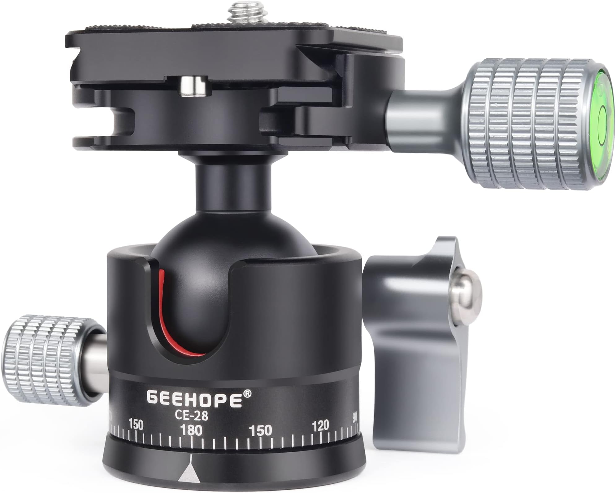 Geehope CE-28 Low Profile Tripod Ball Head Universal 360 Panoramic ...