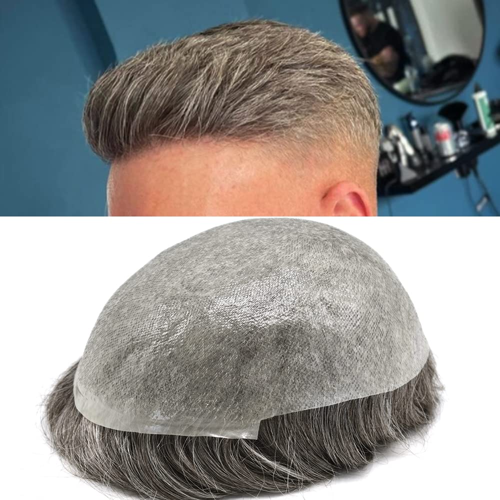 Amazon.com : Toupee for Men Hair Pieces Mens Toupee Human Hair ...