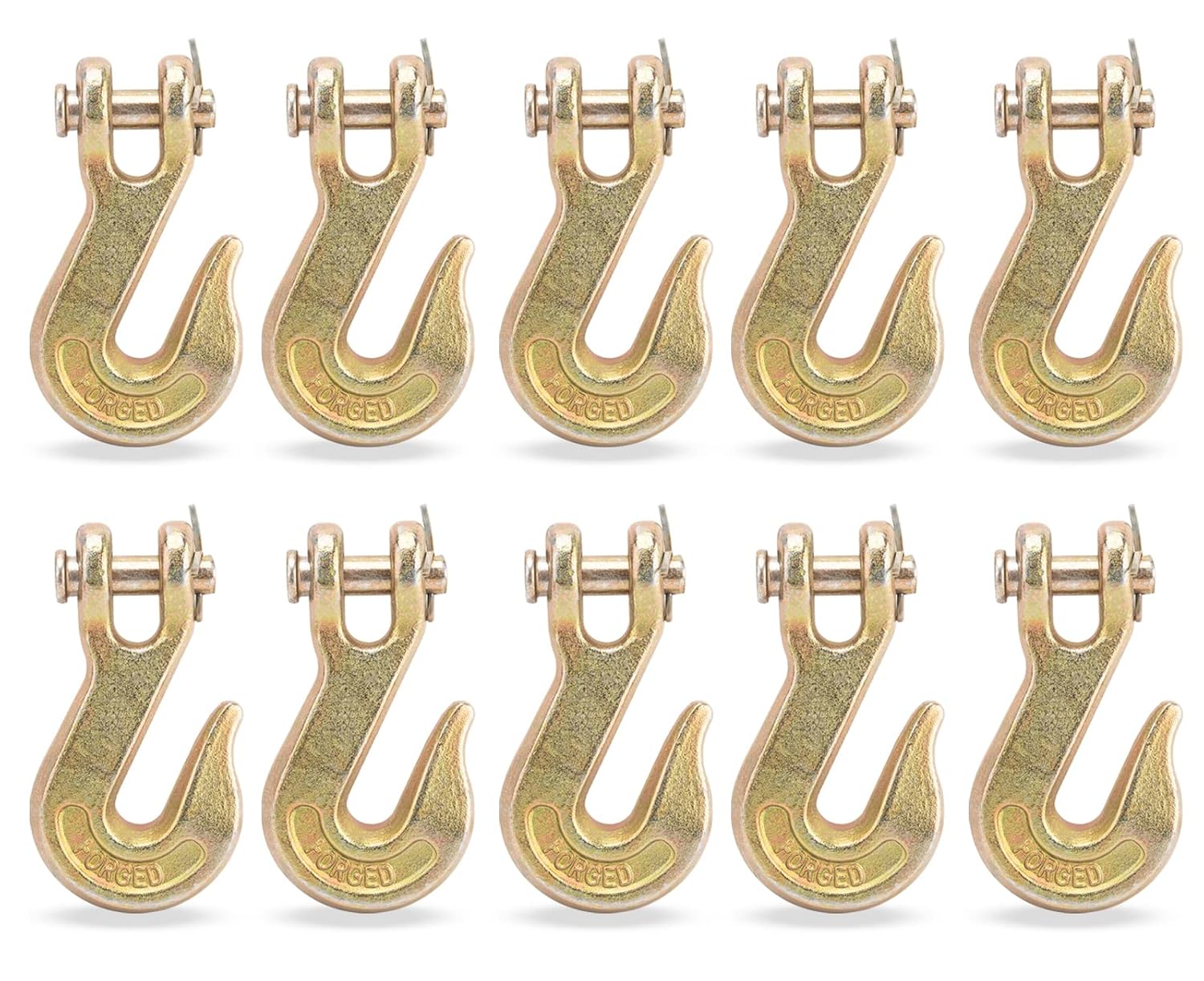 Amazon.com: 3/8 Clevis Grab Hooks, 3/8 Chain Hooks Grade 70 Heavy Duty ...