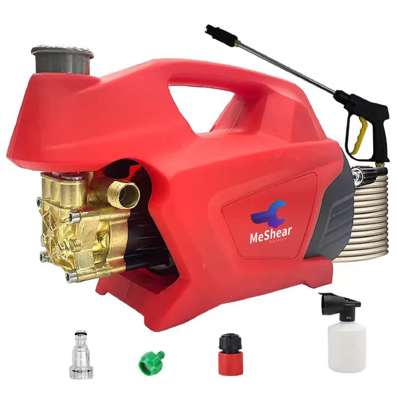 2300W High Pressure Washer 180 Bar with 10Meter Hose Pipe, Foam funa ...