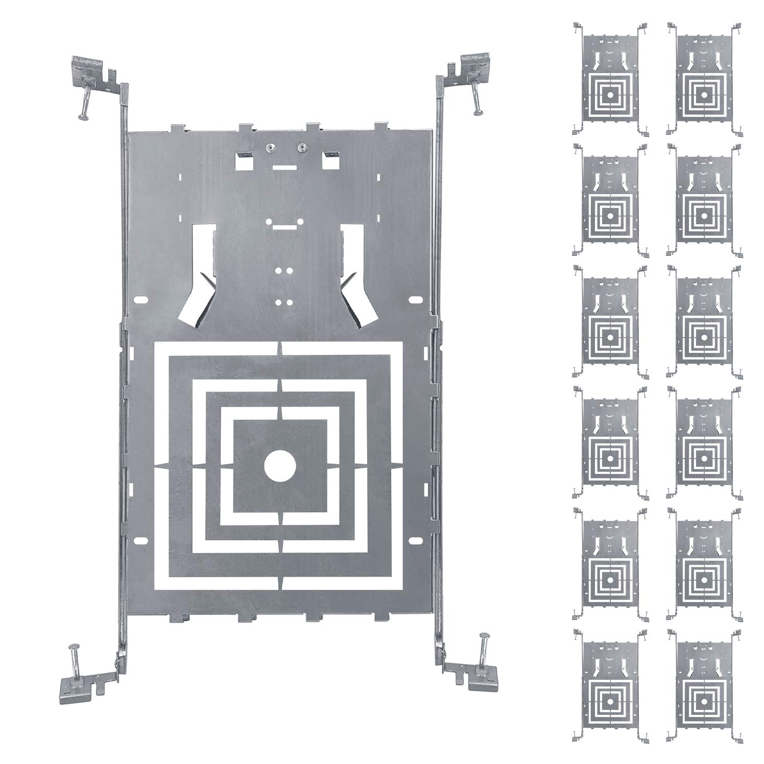 Amazon.com: ASD New Construction Mounting Plate with Square Holes 3-4-6 ...