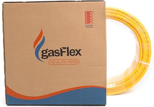 GasFlex 1" Flexible Gas Pipe Tubing (165ft/50m roll) - 2025 Size For ...