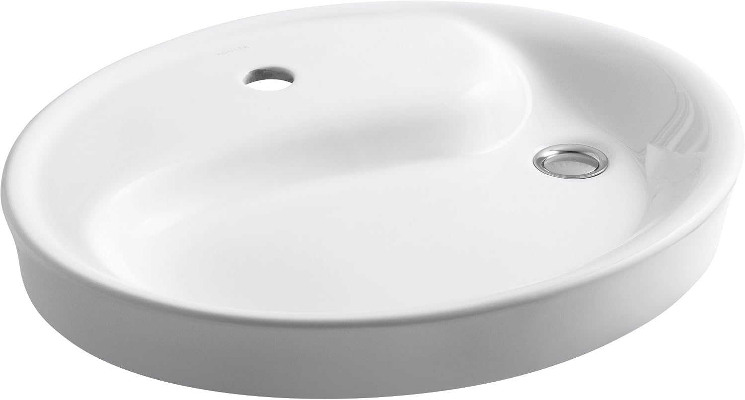 KOHLER K-2353-1-0 Yin Yang Wading Pool Bathroom Sink with Single Hole ...