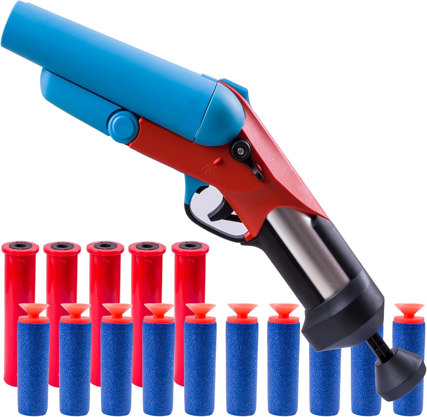 Amazon.com: Elegrafy Nylon Foam Dart Blaster Air Pump Toy Play Set with ...