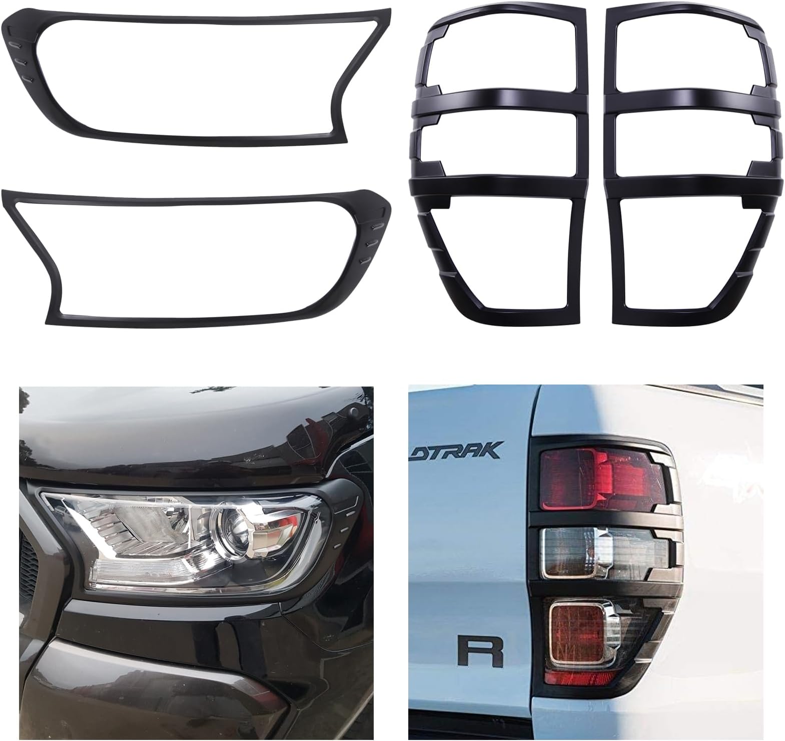 JHCHAN Light Guard for Ford Ranger Accessories - Wildtrak Raptor ...