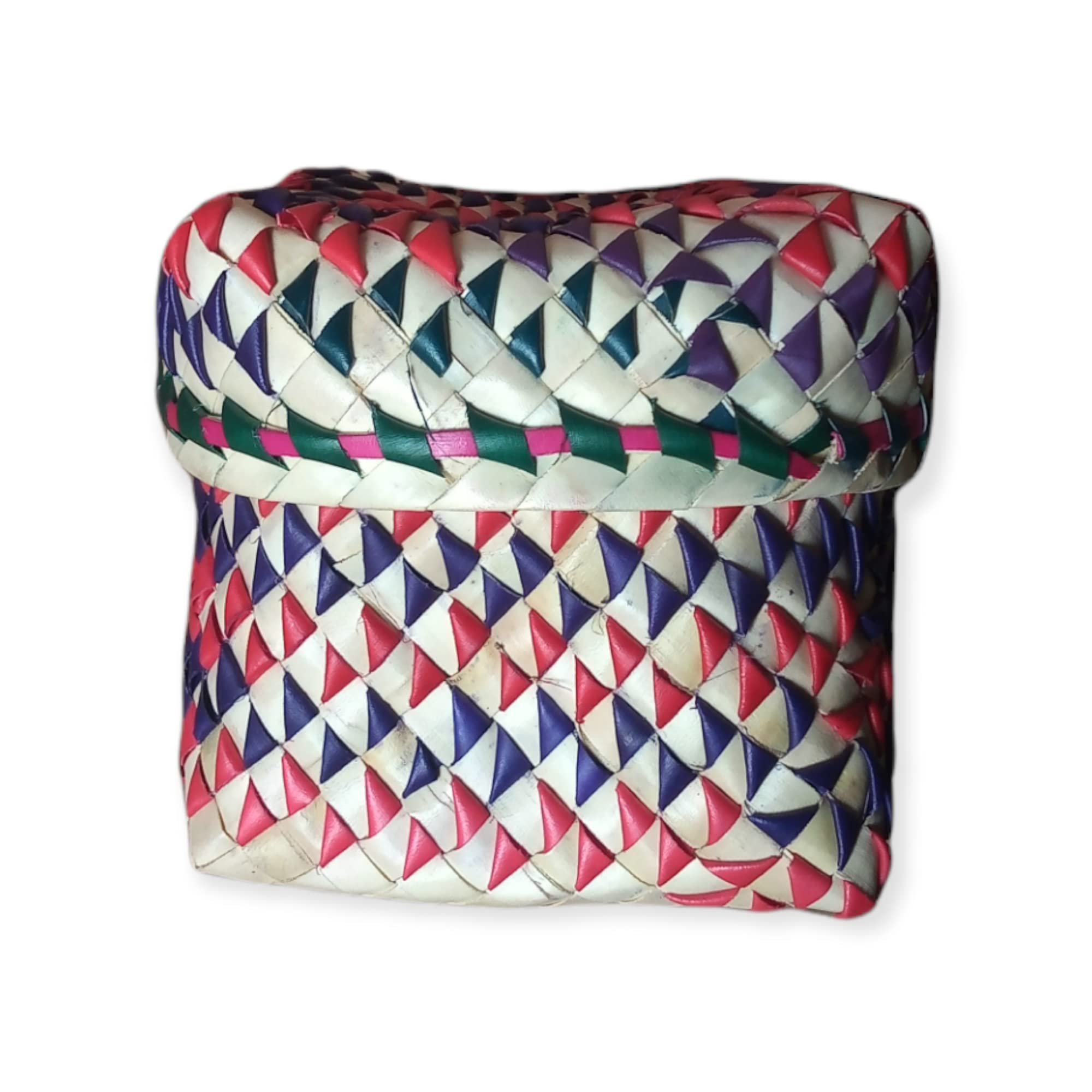 Storage Box In Palm Leaf Panai Olai Petti Natural Leaf | Desertcart KUWAIT