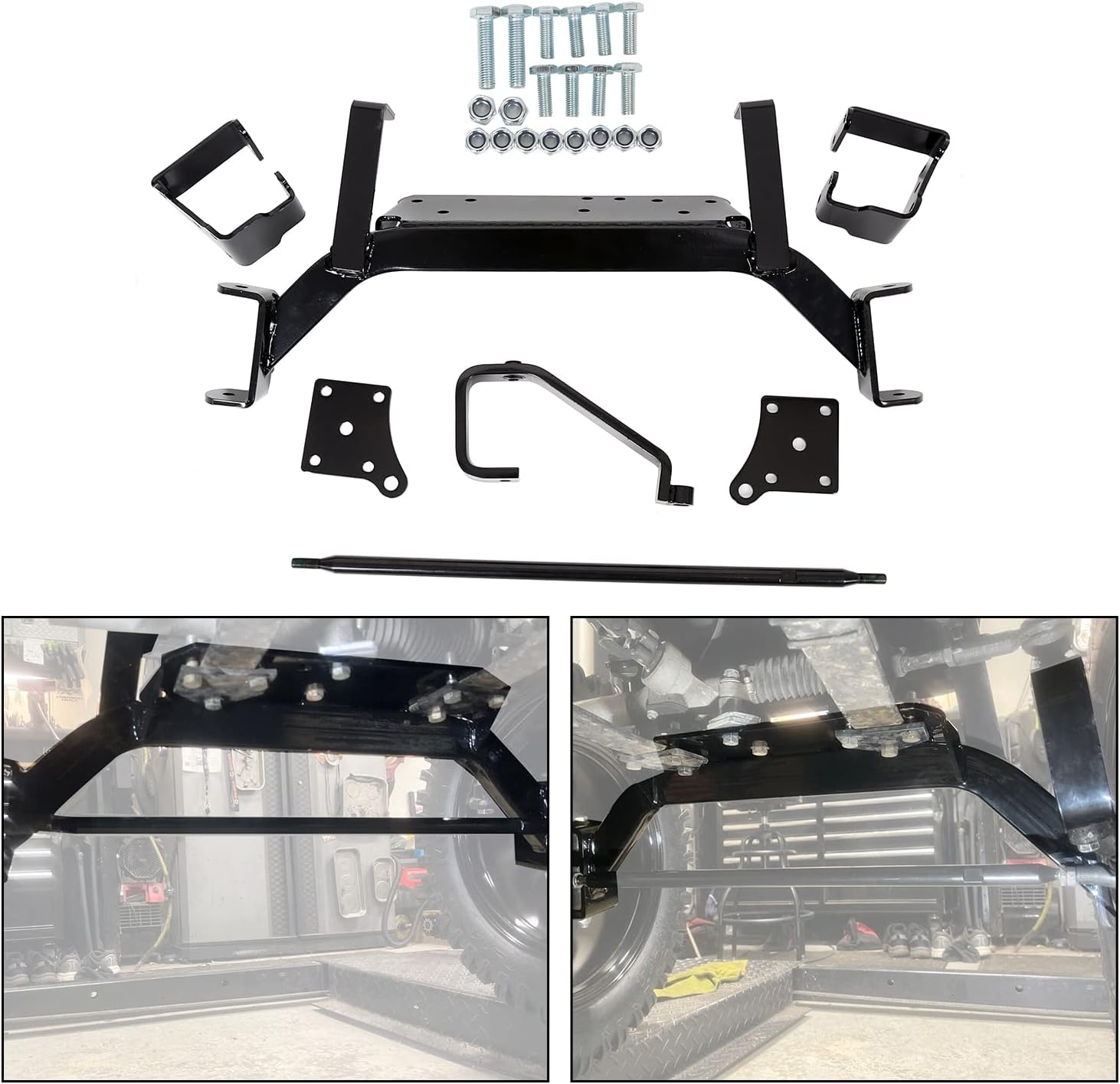 Amazon.com: ECOTRIC 6" Drop Axle Lift Kits Compatible with 2001.5-2020 ...