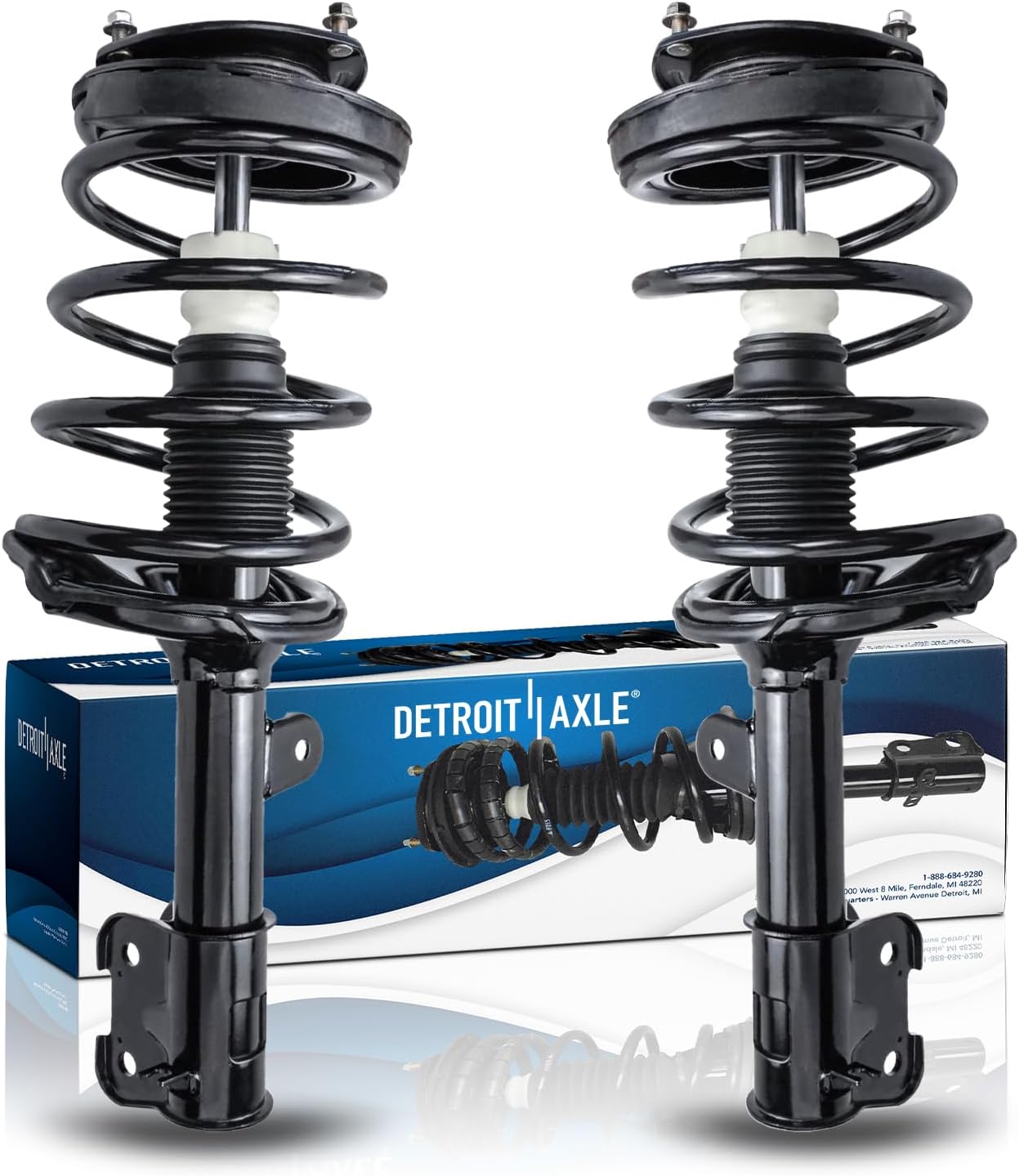 Amazon.com: Detroit Axle - 2pc Front Struts for 2009 2010 2011 2012 ...