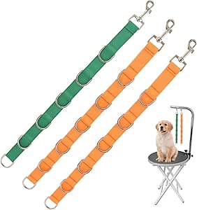 3Pcs Dog Grooming Extension, Pet Washing Restraint Band with D-Rings ...