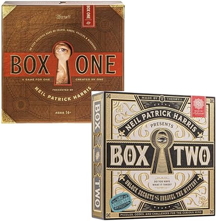 Amazon.com: Theory11 Box ONE & Box Two Puzzle Game Bundle by Neil ...