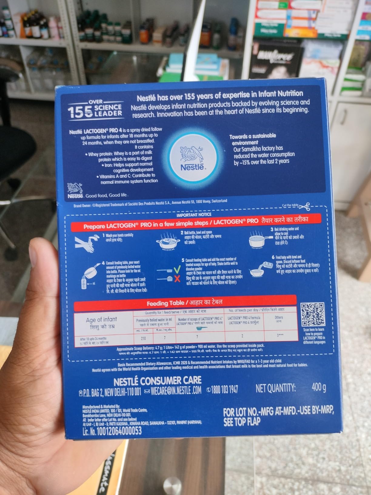 Buy Lactogen Pro 4, Follow-Up Formula With Iron, Whey Protein And ...