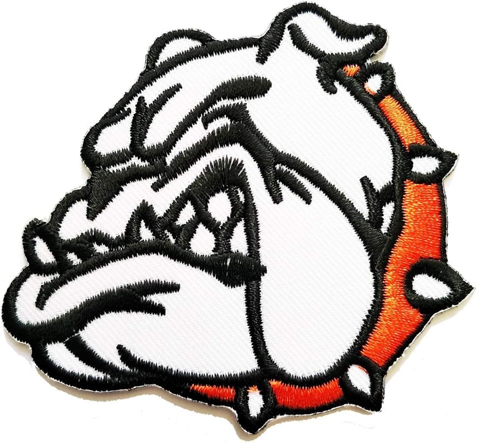 Amazon.com: ONCEX Cute Puppy Pitbull Bulldog Dog Cartoon Patches ...