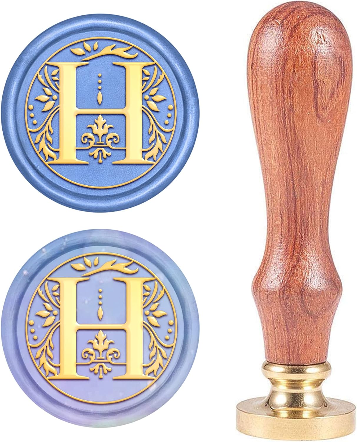 Amazon.com: CRASPIRE Letter H Wax Seal Stamp Vintage Alphabet Initial ...