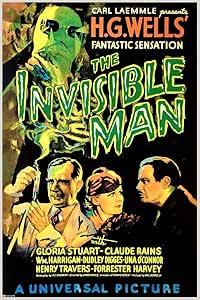 Amazon.com: The Invisible Man Retro Vintage Horror Movie Merchandise ...