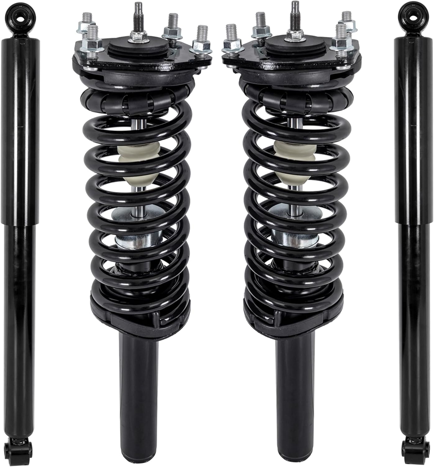 Amazon.com: AUTOSTARSHIP Complete Front + Rear Struts Coil Springs ...