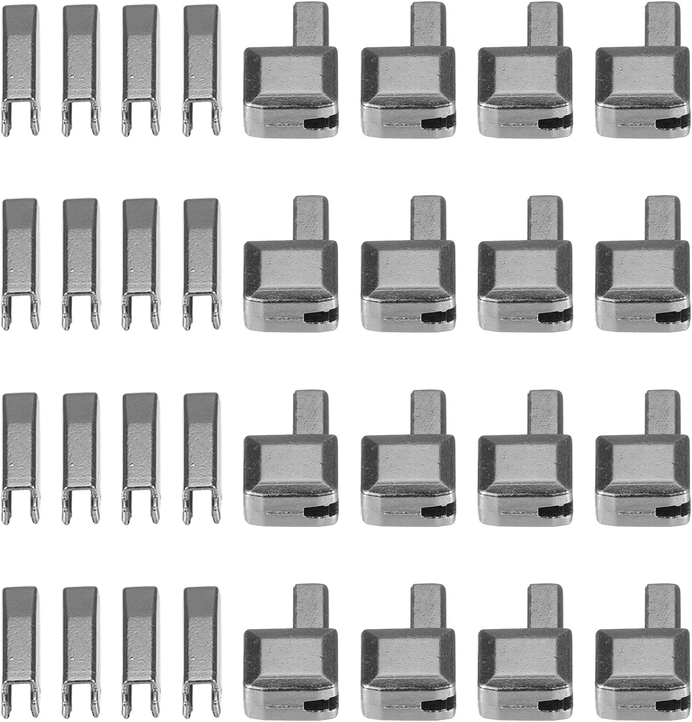 Amazon.com: uxcell 16Sets Zipper Repair Kits, #5 Retainers Box ...