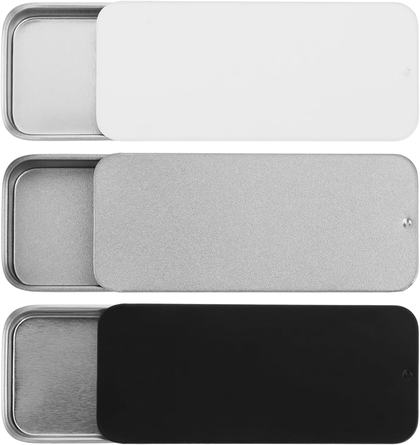 Amazon.com: 2Pcs Dental Floss Portable Case, Metal Rectangular Sliding ...