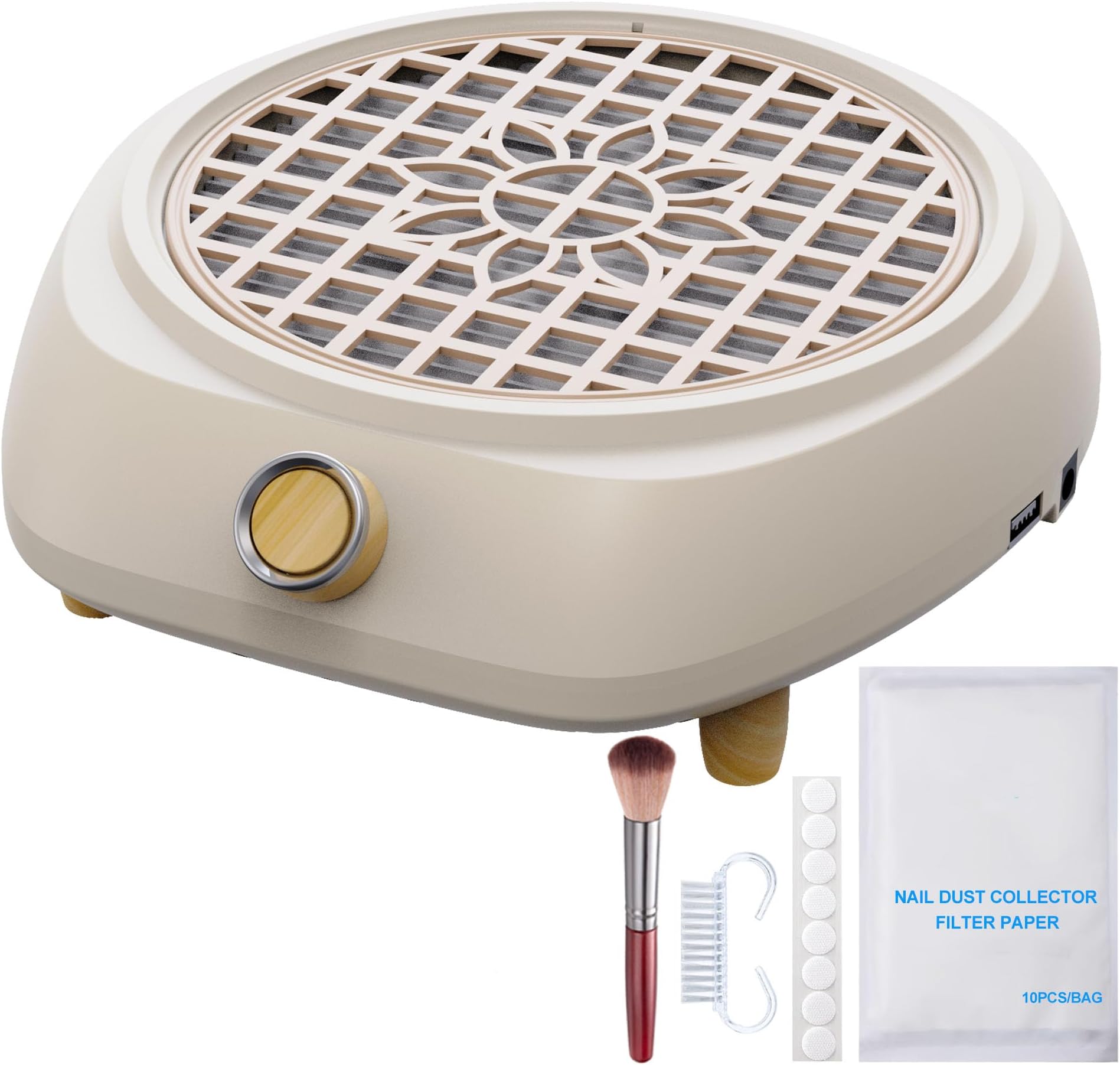 Amazon.com: ibubu Upgrade Small Nail Dust Collector Vacuum Cleaner ...