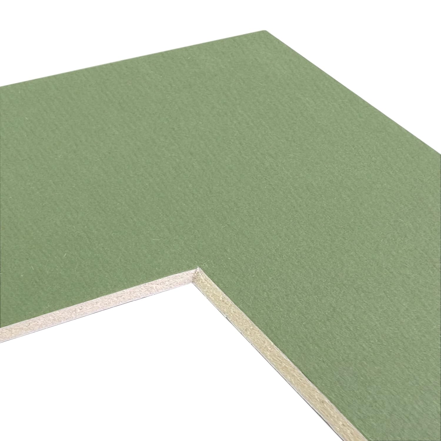 Craig Frames B522 Pre-Cut Mat Board for 12x18 Print, 16x22, Palm Green ...
