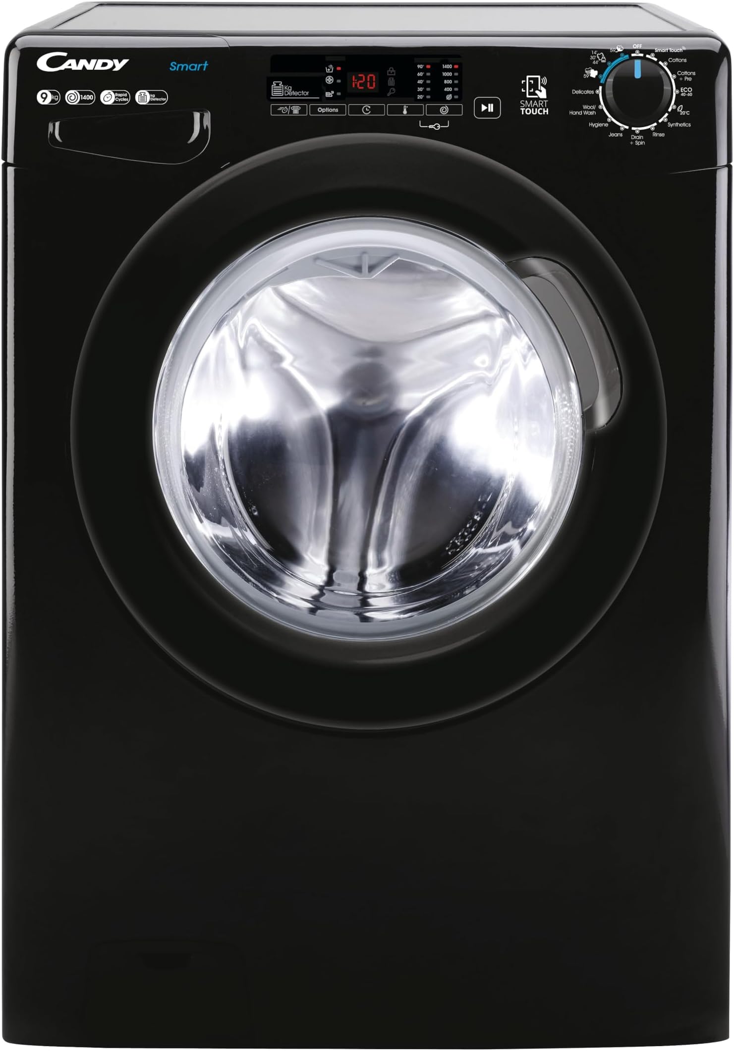 Hoover H-WASH 300 LITE H3W492DABB4/1-80 9kg Freestanding Washing ...