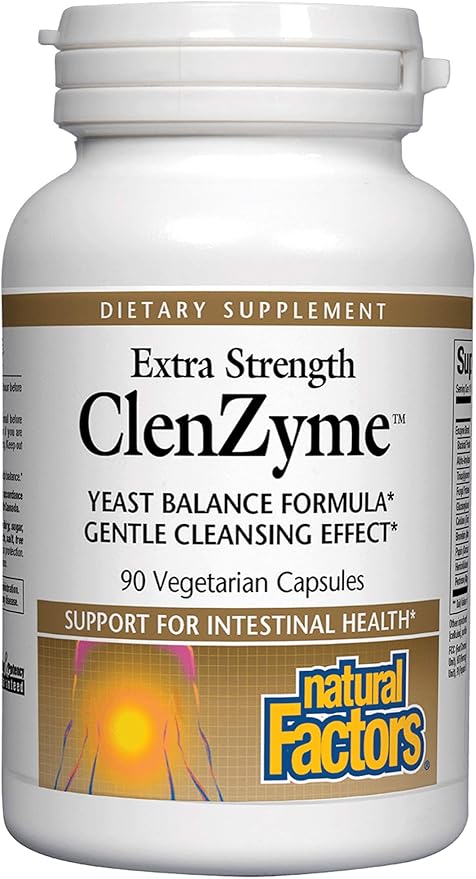 Amazon.com: Natural Factors, ClenZyme, Extra Strength Yeast Balance ...