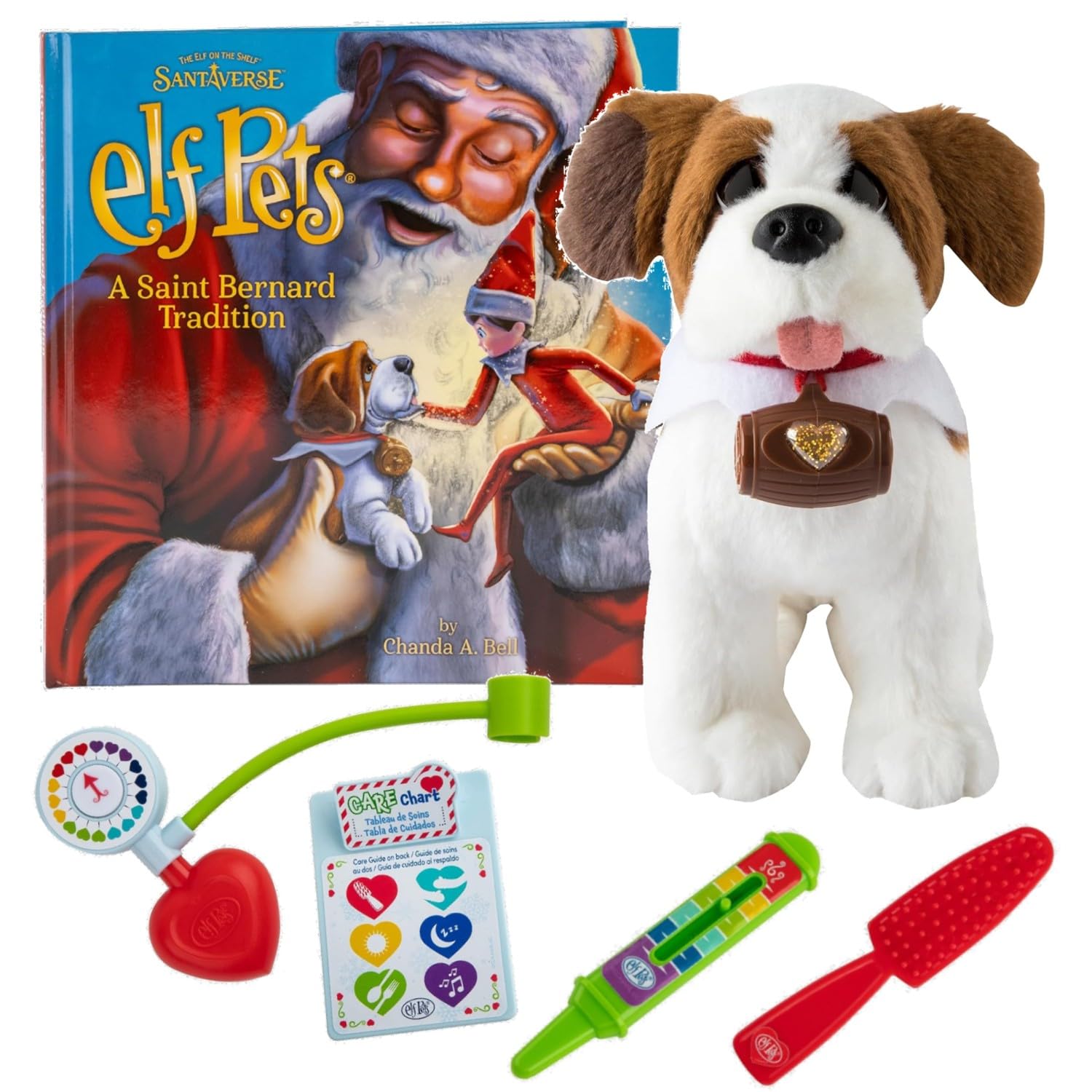 Amazon.com: The Elf on the Shelf Elf Pets St Bernard Plush Dog ...