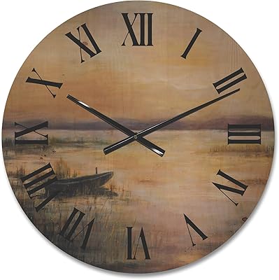 Amazon.com: Large Wall Clock 24 Inches - Decorative Wall Clock Large ...