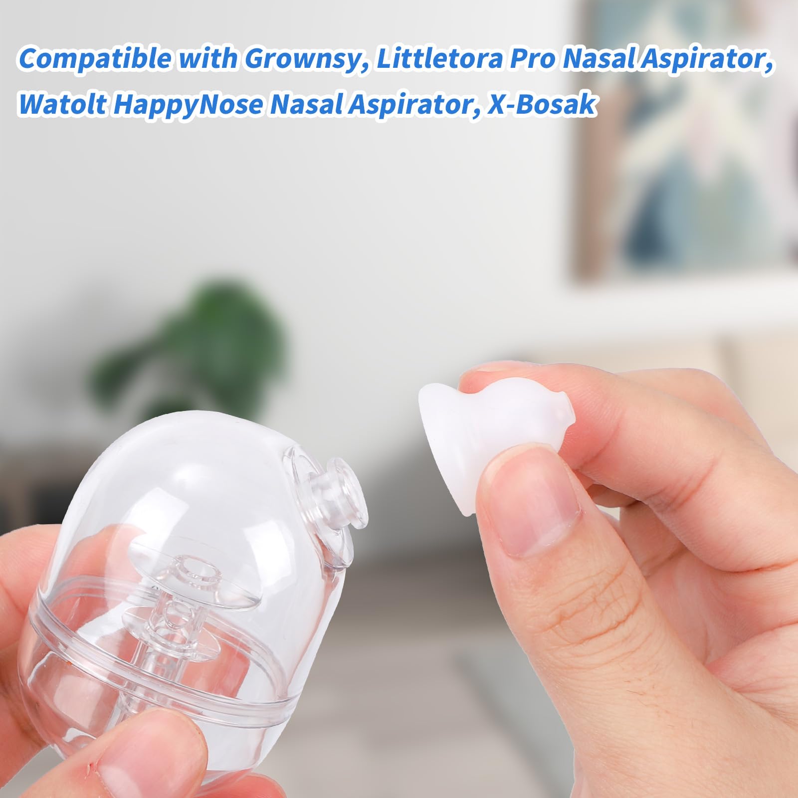 Snapklik.com : BOXOB Nasal Aspirator Replacement Set, Nose Sucker Straw ...