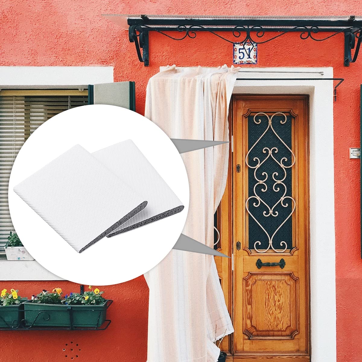 Snapklik.com : 30Pcs Door Corner Seals Exterior Self-Adhesive Door ...