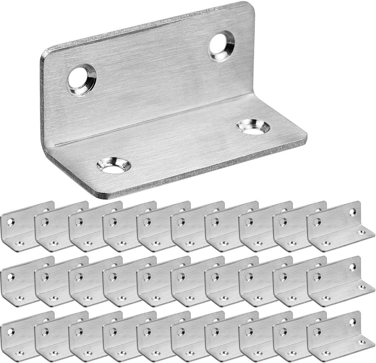 Amazon.com: 20Pcs Stainless Steel Corner Braces Heavy Duty Inside ...