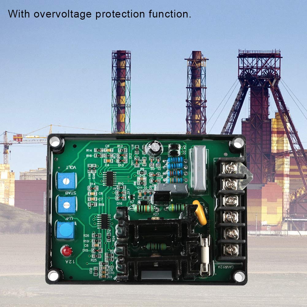 Snapklik.com : 12A Generator Voltage Regulator, Plastic And Metal ...