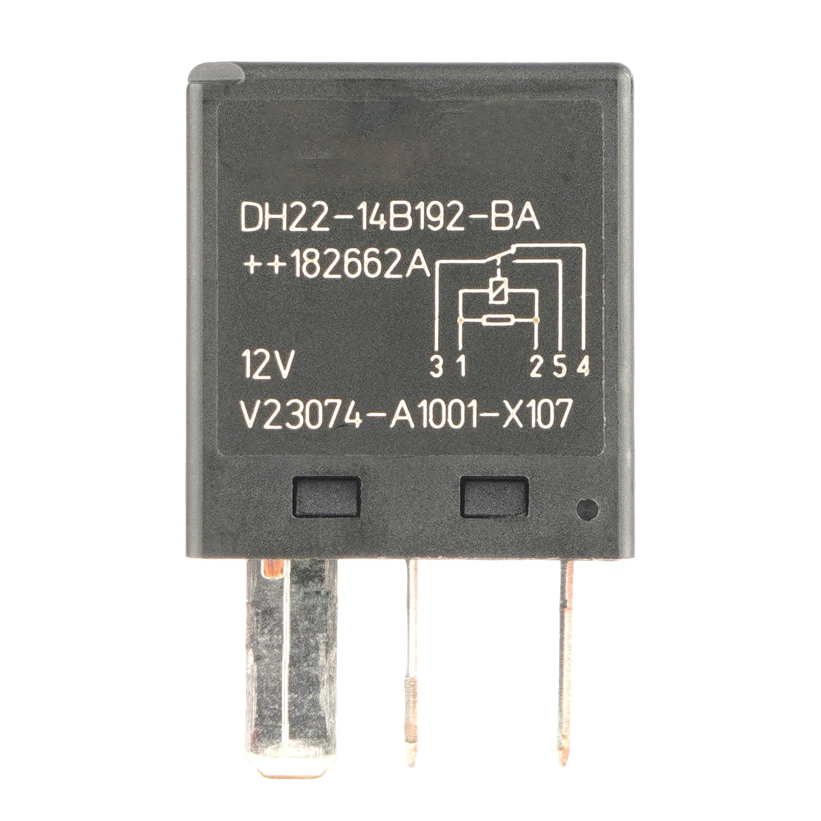 Amazon.com: V23074-A1001-X107 DH22-14B192-BA 12VDC 5Pins 30A 1 Form C ...