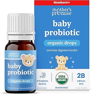 Amazon.com: USDA Organic Baby Probiotic Drops for Infants | Helps with ...