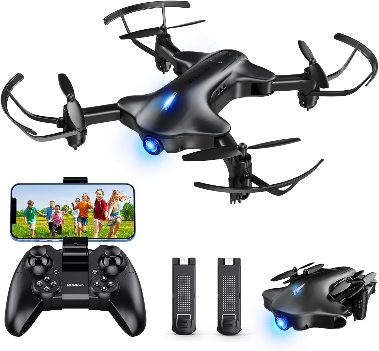 Amazon.com: DROCON Drone for Beginners X708W Wi-Fi FPV Training ...