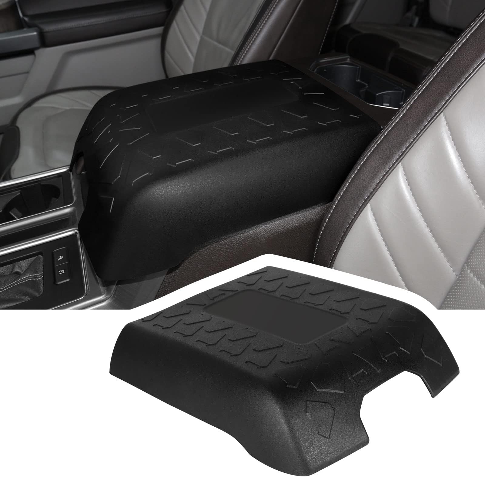 Amazon.com: LitMiRaCle Center Console Armrest Cover for 2015-2020 Ford ...