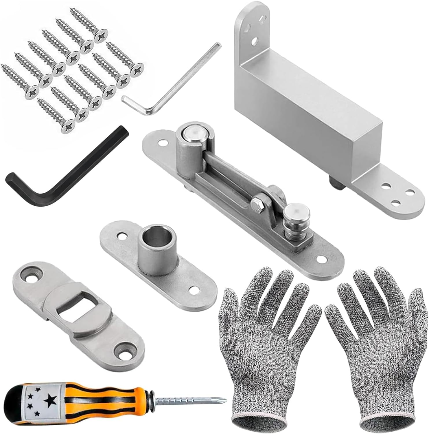 Self Closing Door Pivot Hinges, Heavy Duty Hinge for Wood Doors, 360 ...