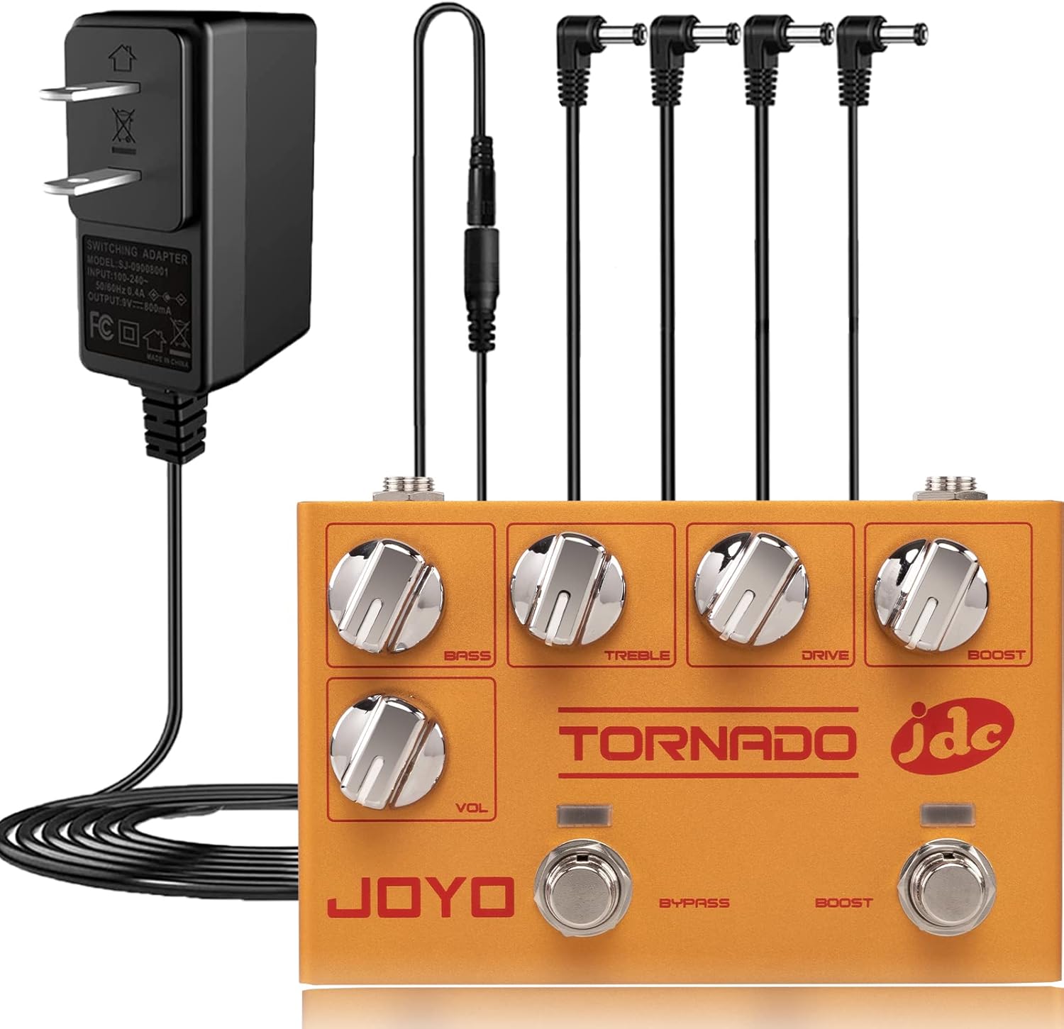 Amazon.com: JOYO R-21 Overdrive Dual Channel Guitar Effect Pedal and DC ...