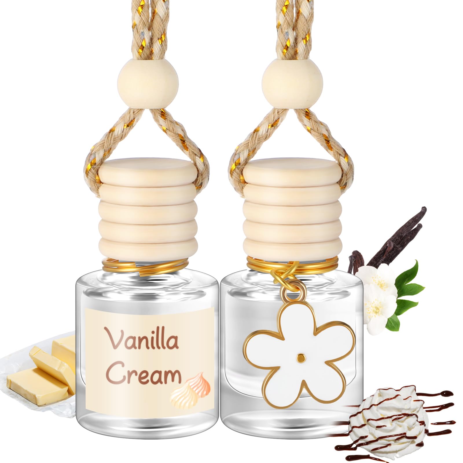 Amazon.com: Siifert 2 Sets Hanging Car Air Freshener and Essential Oil ...