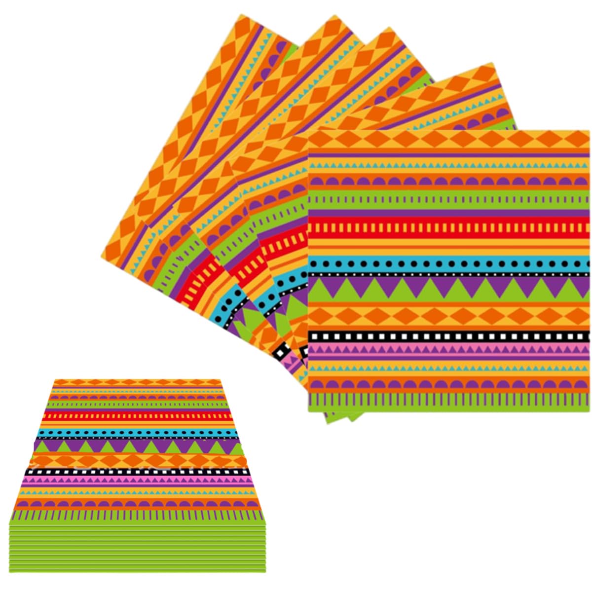 Mexican Fiesta Paper, Mexican Fiesta Napkin Party Decoration Supplies ...