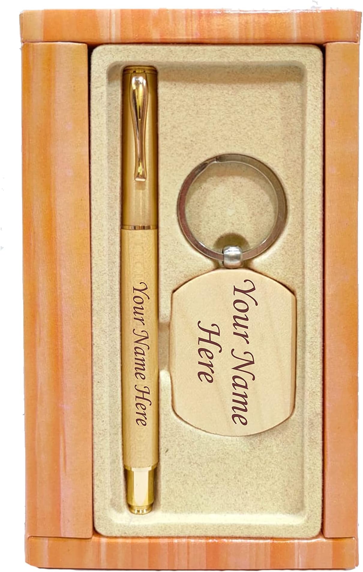TheYaYaCafe Birthday Gifts for Father Handmade Wooden Pen with Engraved ...