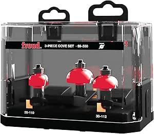 Freud 89-550 3-Piece Cove Router Bit Set by Freud : Amazon.com.mx ...