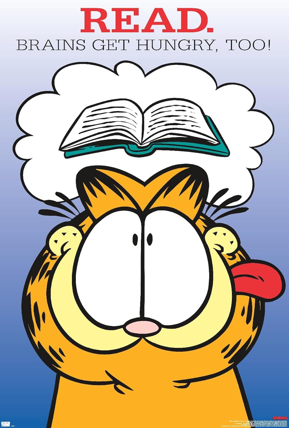 Amazon.com: Trends International Garfield - Read Wall Poster, 34L x 22 ...