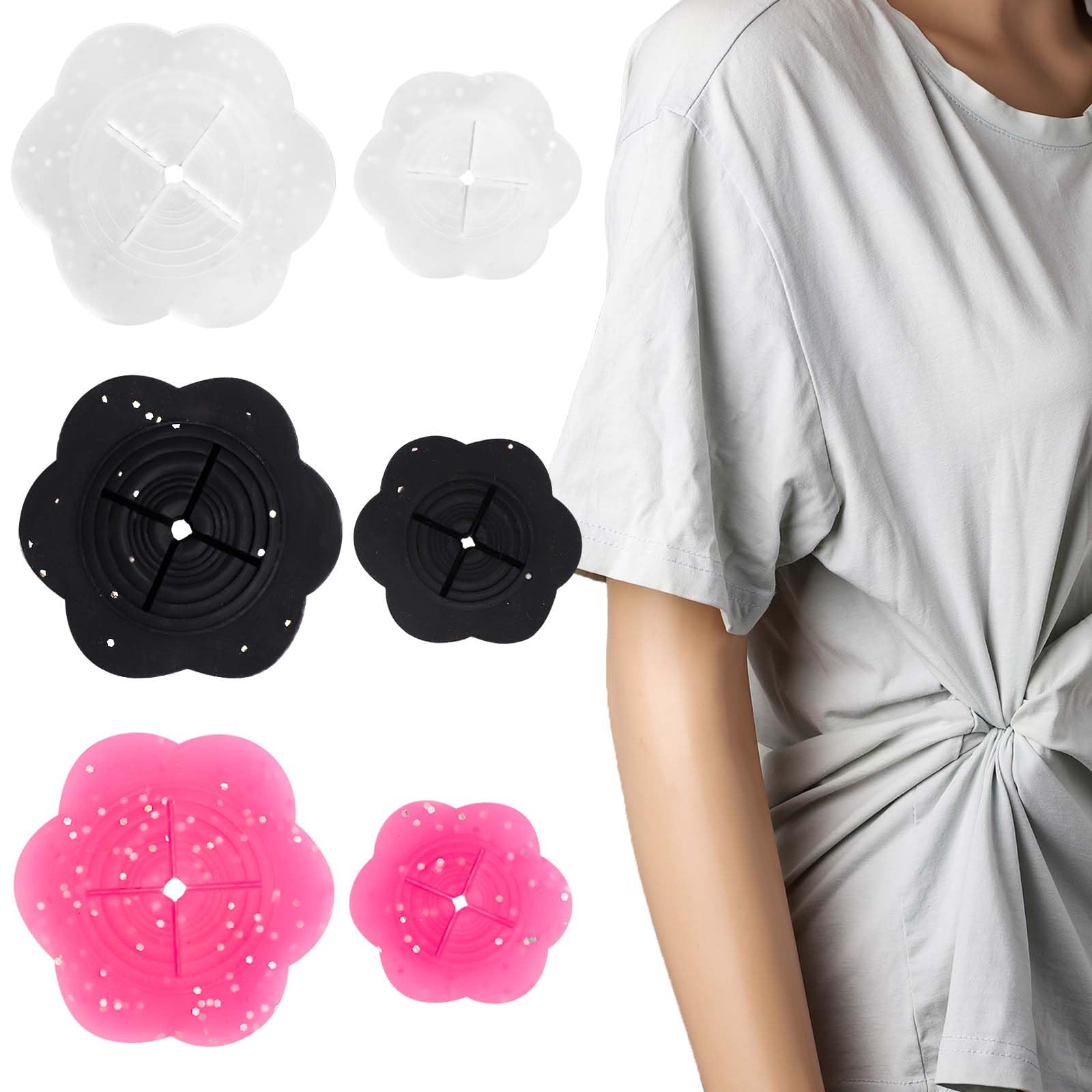 6pcs Cinch Clips for Women Clothing, 2 Sizes Hidden Silicone Cincher ...