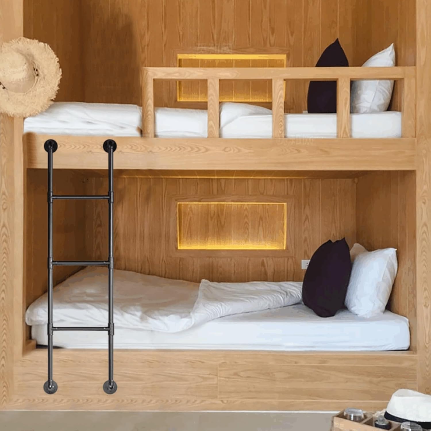 Amazon.com: Universal Twin Over Full Bunk Bed Ladders, Metal Loft Bed ...