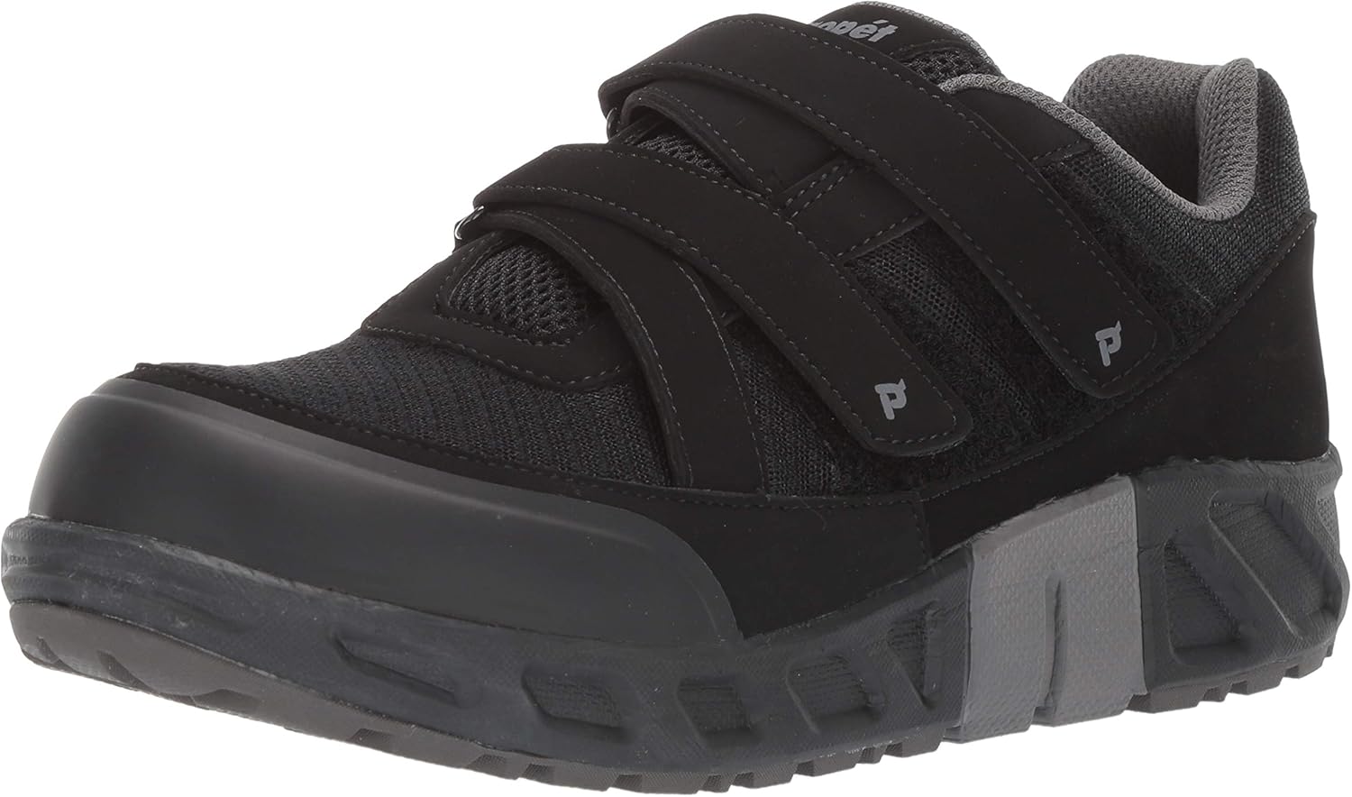 Amazon.com | Propet Women's Matilda Strap Shoe, black/grey, 11 4E US ...