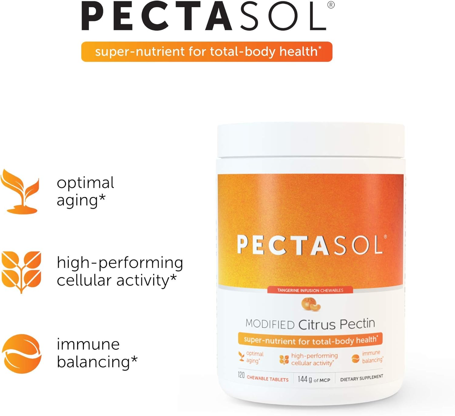 PectaSol Modified Citrus Pectin (90 Capsules) for Total-Body Health ...