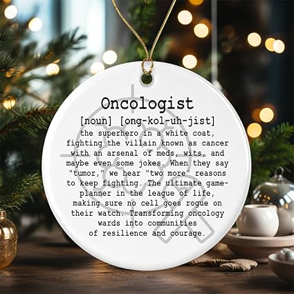 Amazon.com: Oncologist Definition Ornament - Funny Definition Ornament ...