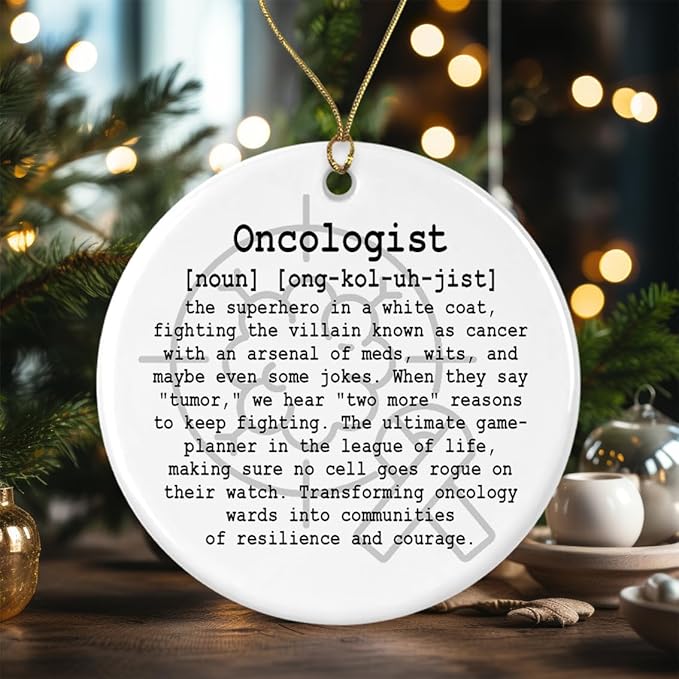 Amazon.com: Oncologist Definition Ornament - Funny Definition Ornament ...