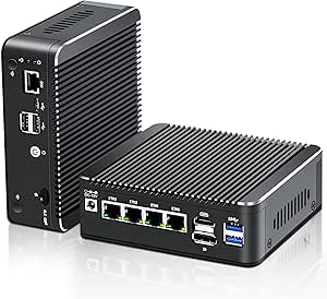 Amazon.com: 4 Lan i226 2.5G Firewall Micro Appliance, Fanless Firewall ...