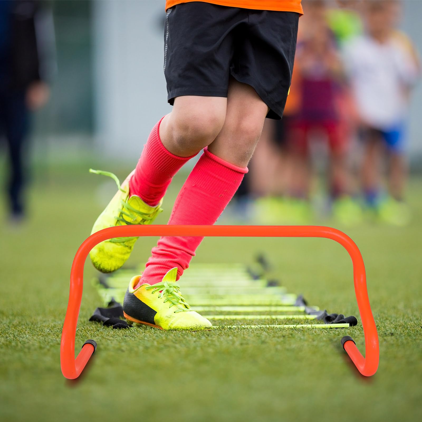 Wettarn 12 Pcs 9" Speed Training Agility Hurdles for Athletes Training ...